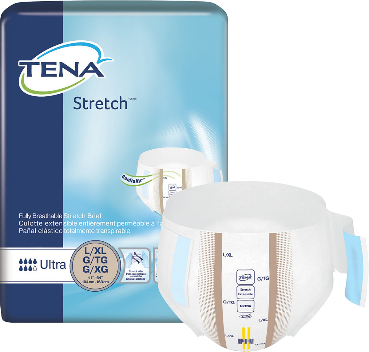 Tena® Stretch™ Ultra Incontinence Brief, Large / Extra Large – Step2Health