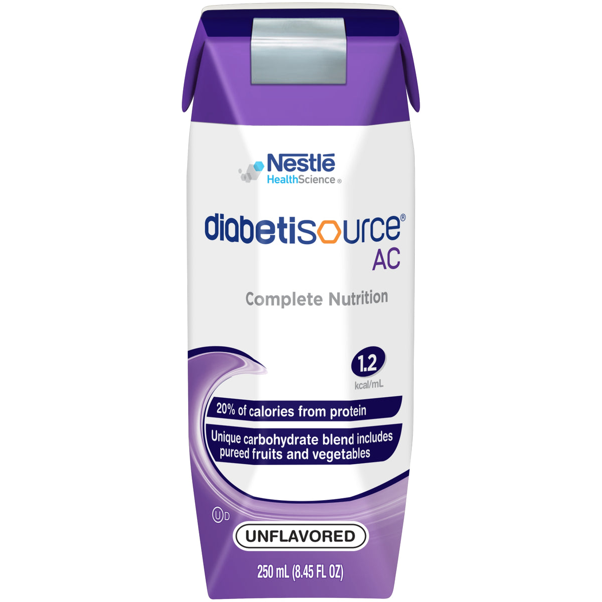Diabetisource® AC Tube Feeding Formula, Unflavored, 250 mL Carton ...
